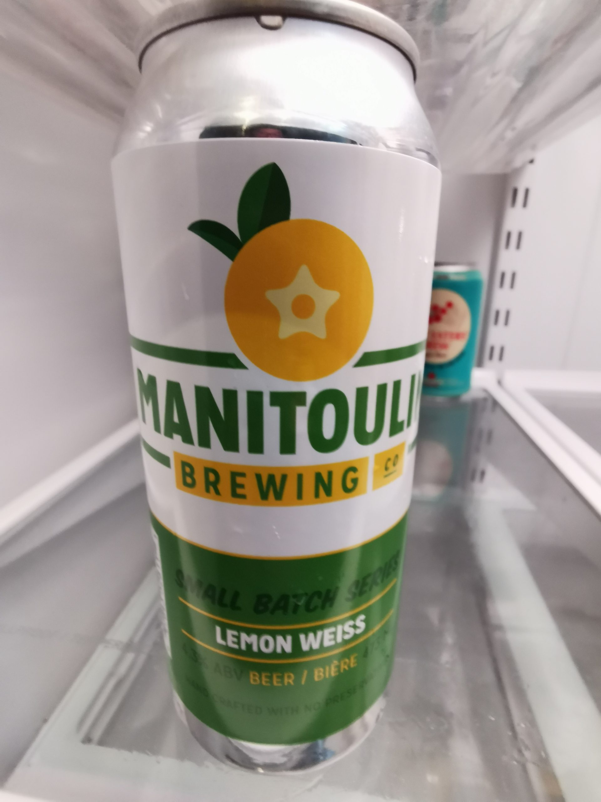 Lemon Weiss - Manitoulin Island Brewing - Little Current, Ontario ...