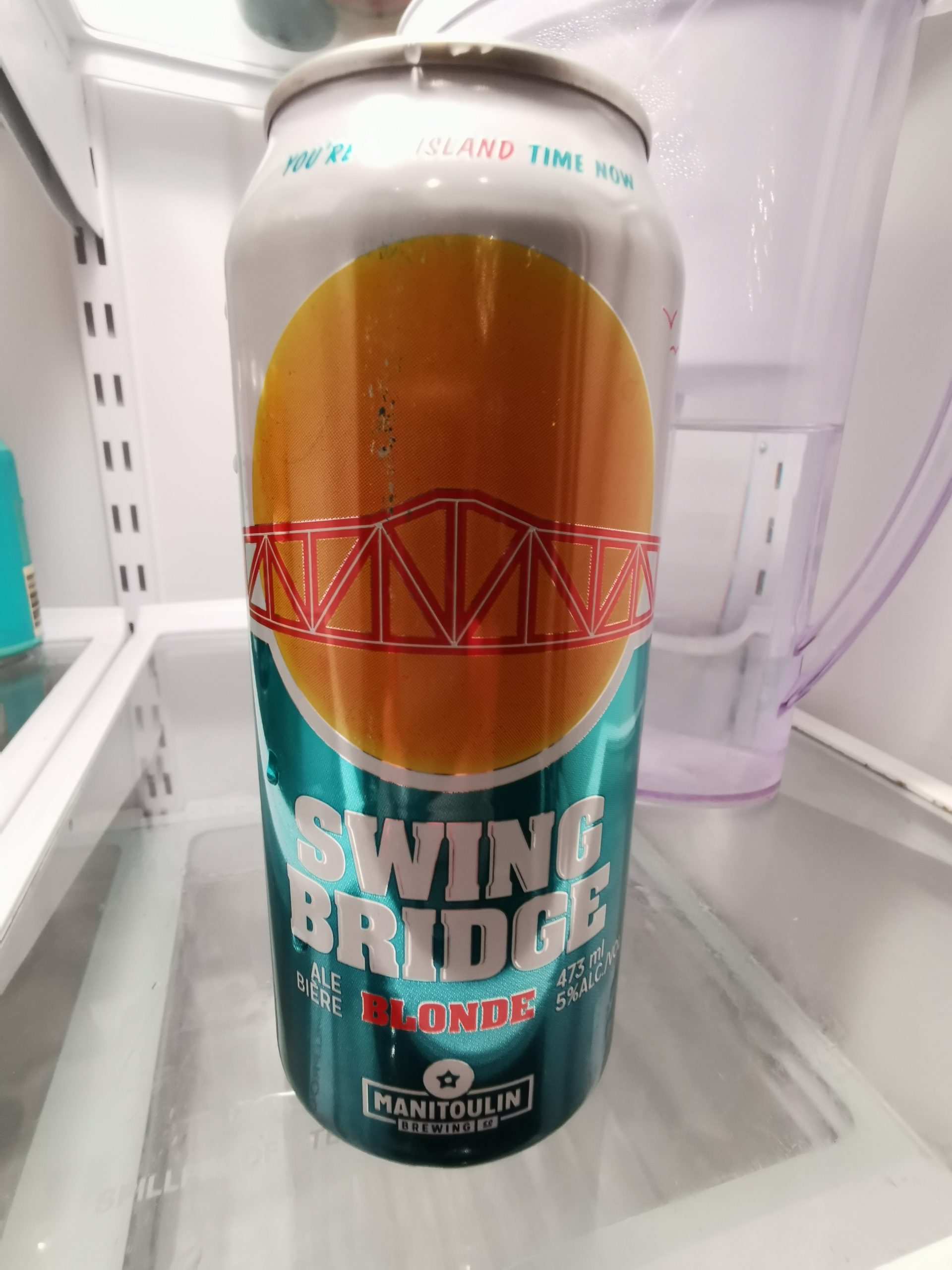 Swing Bridge Blonde Ale - Manitoulin Island Brewing - Little Current ...