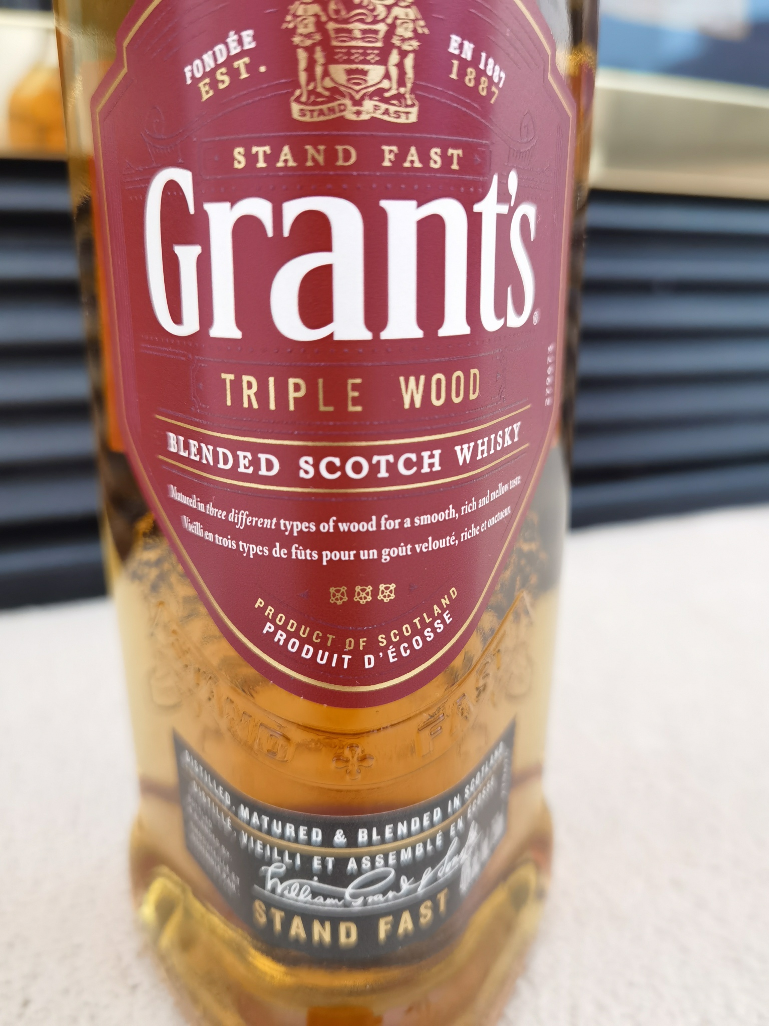Grant's Triple Wood Blended Scotch Whisky - Scotland, United Kingdom ...