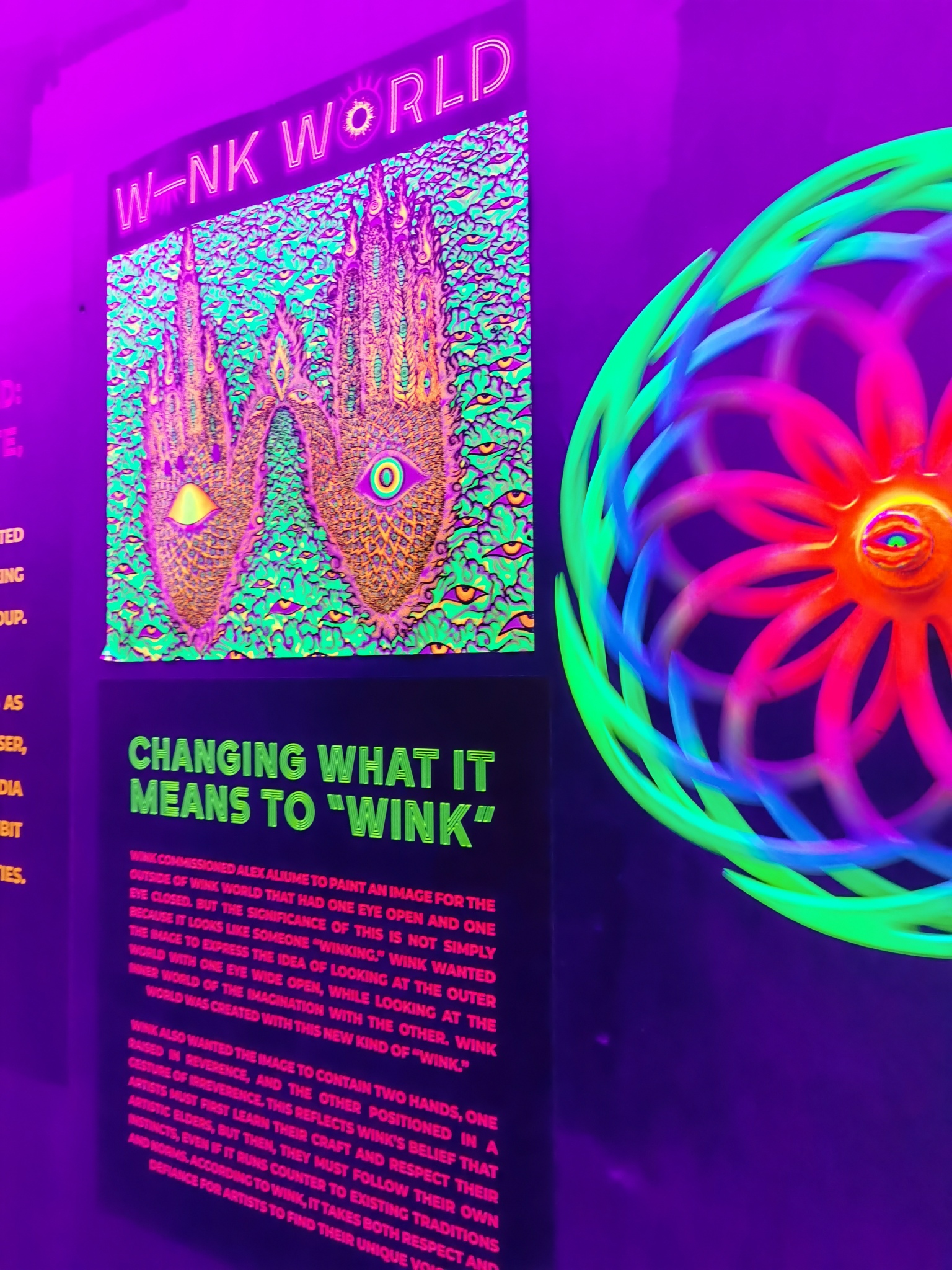 Wink World (Inside AREA15) - Las Vegas, Nevada, USA - MoVernie on the MOVE