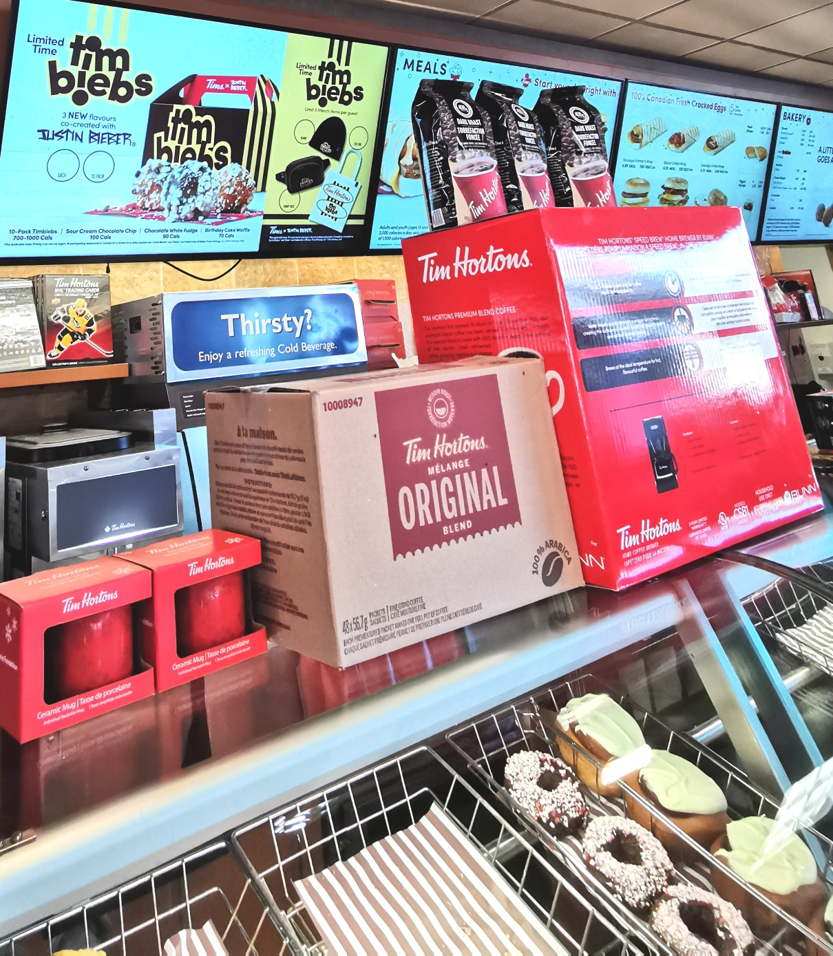 #TimBiebs Merch are here! Justin Bieber x Tim Hortons (Canada & USA ...