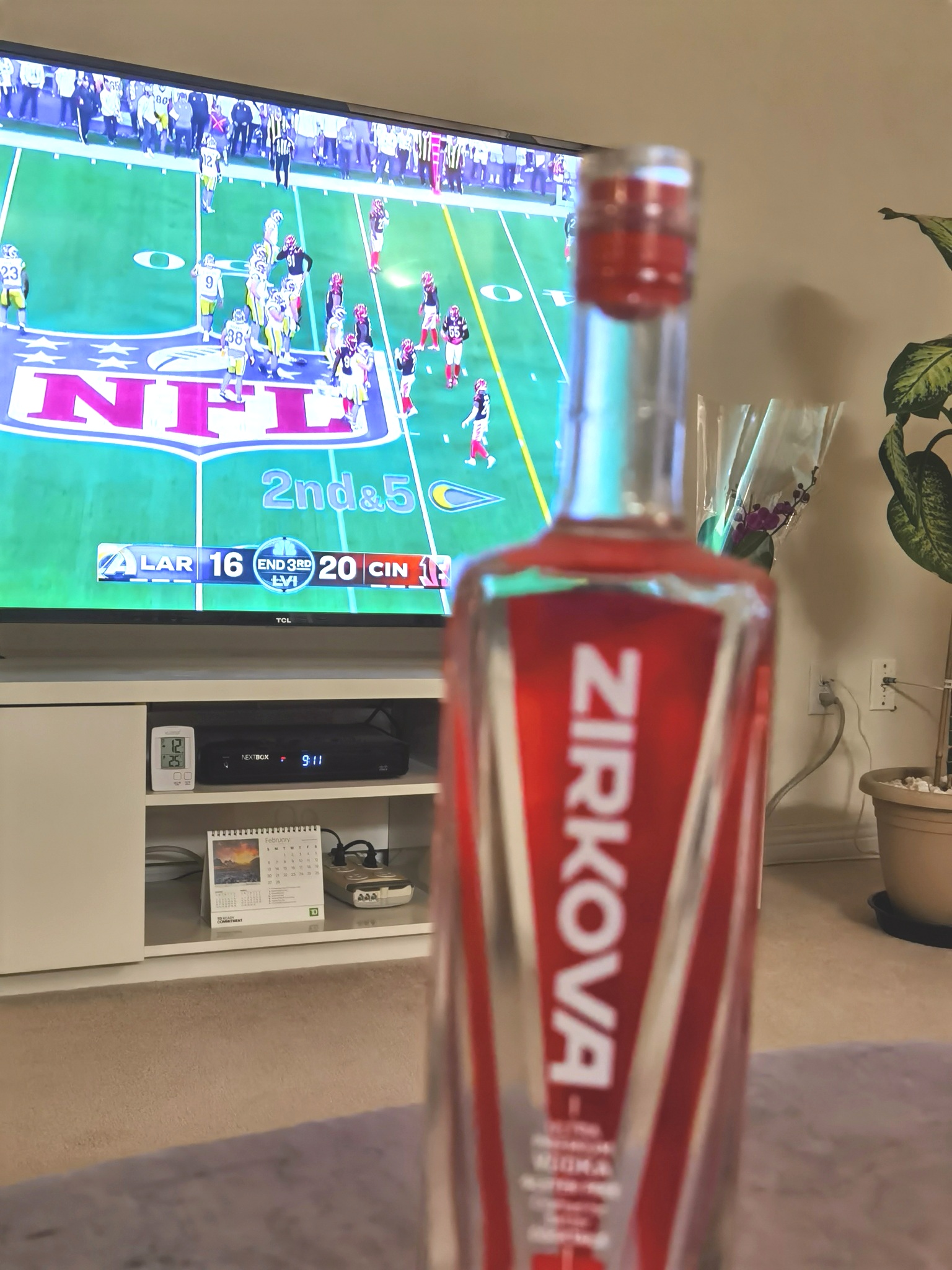 Zirkova Ultra Premium Vodka - Superbowl Sunday - LA Rams vs Cincinnati ...