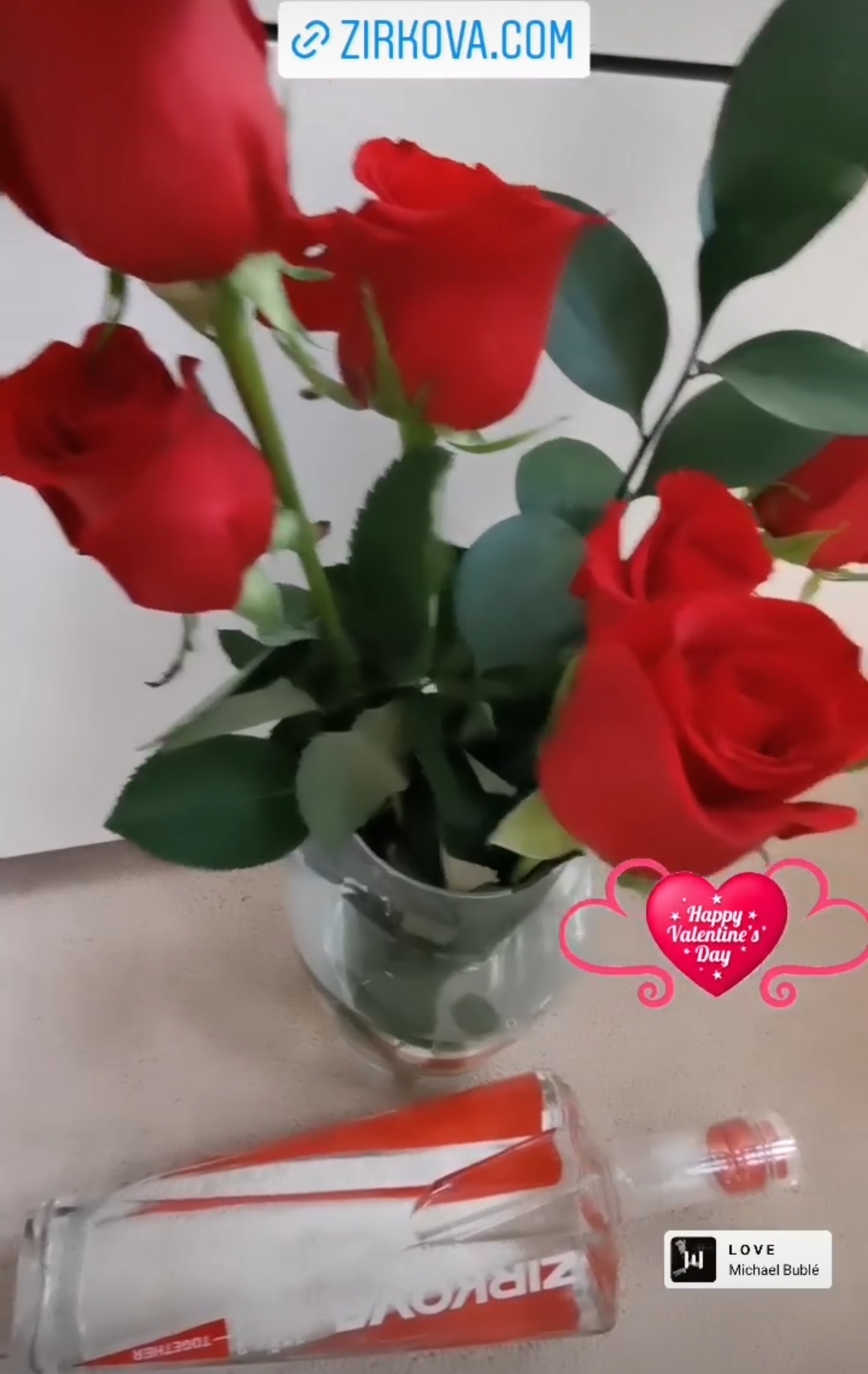 Zirkova Ultra Premium Vodka - Happy Valentine's Day - MoVernie on the MOVE