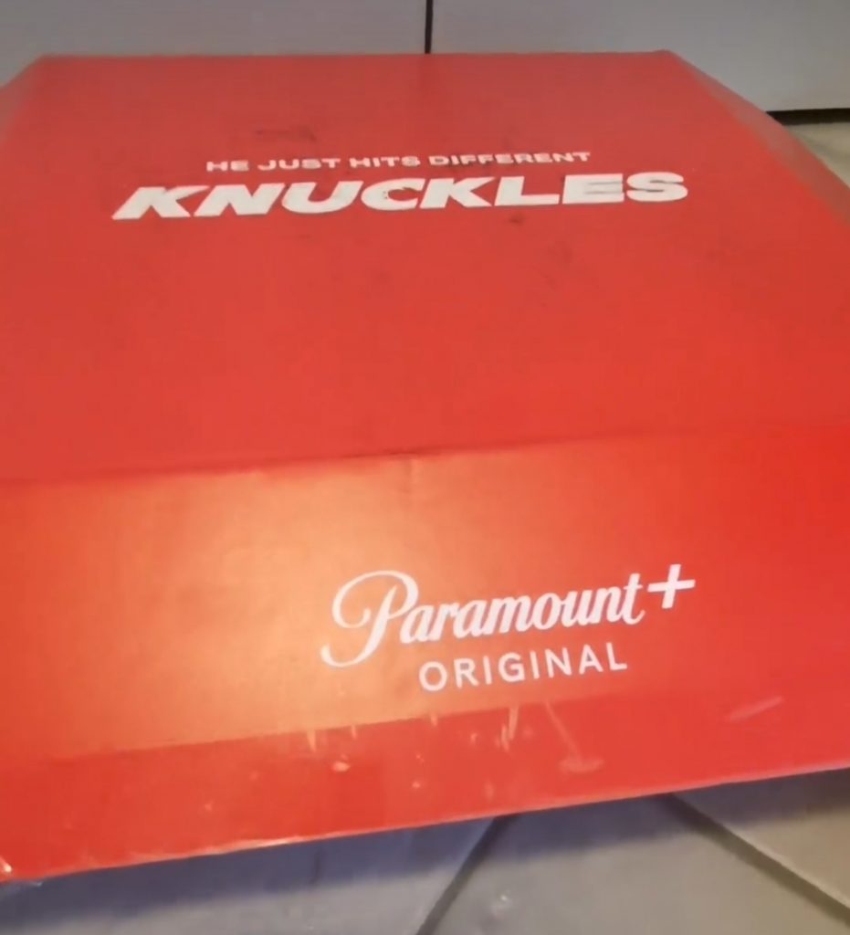 UnBoxing Video: #Knuckles from Paramount Plus Canada - MoVernie on the MOVE